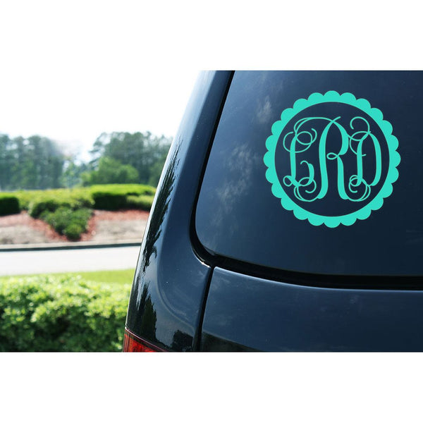 Initial Monogram Decal – Heidisonline